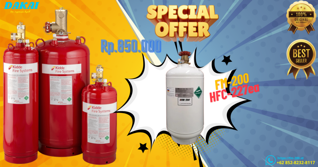 Harga Gas Clean Agent FM-200 (HFC-227ea) Fire Suppression System - PT ...