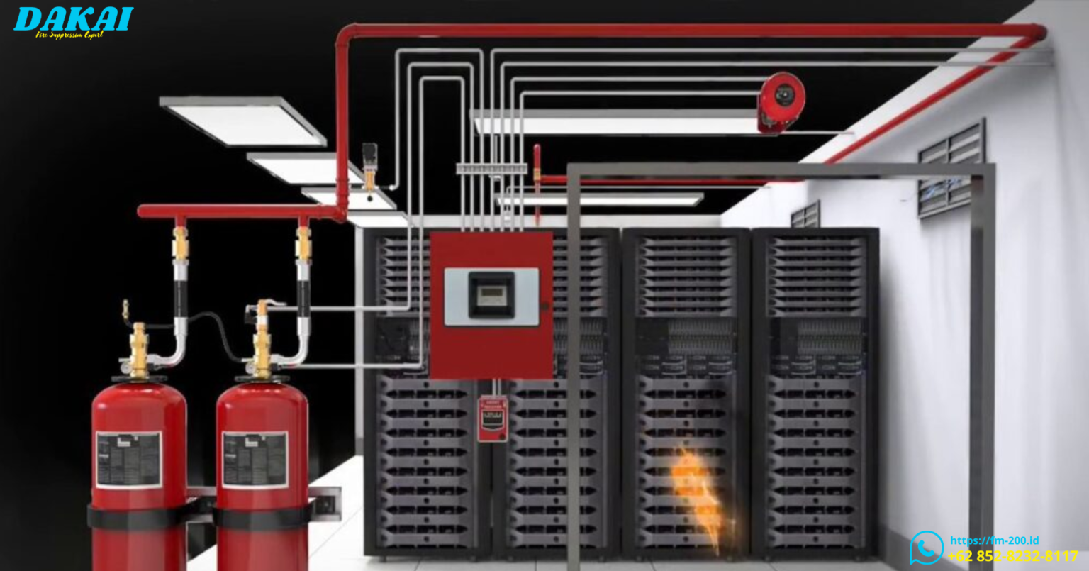 Metode Pemasangan Instalasi FM-200 Fire Suppression System - PT. Dakai Inovasi Prime