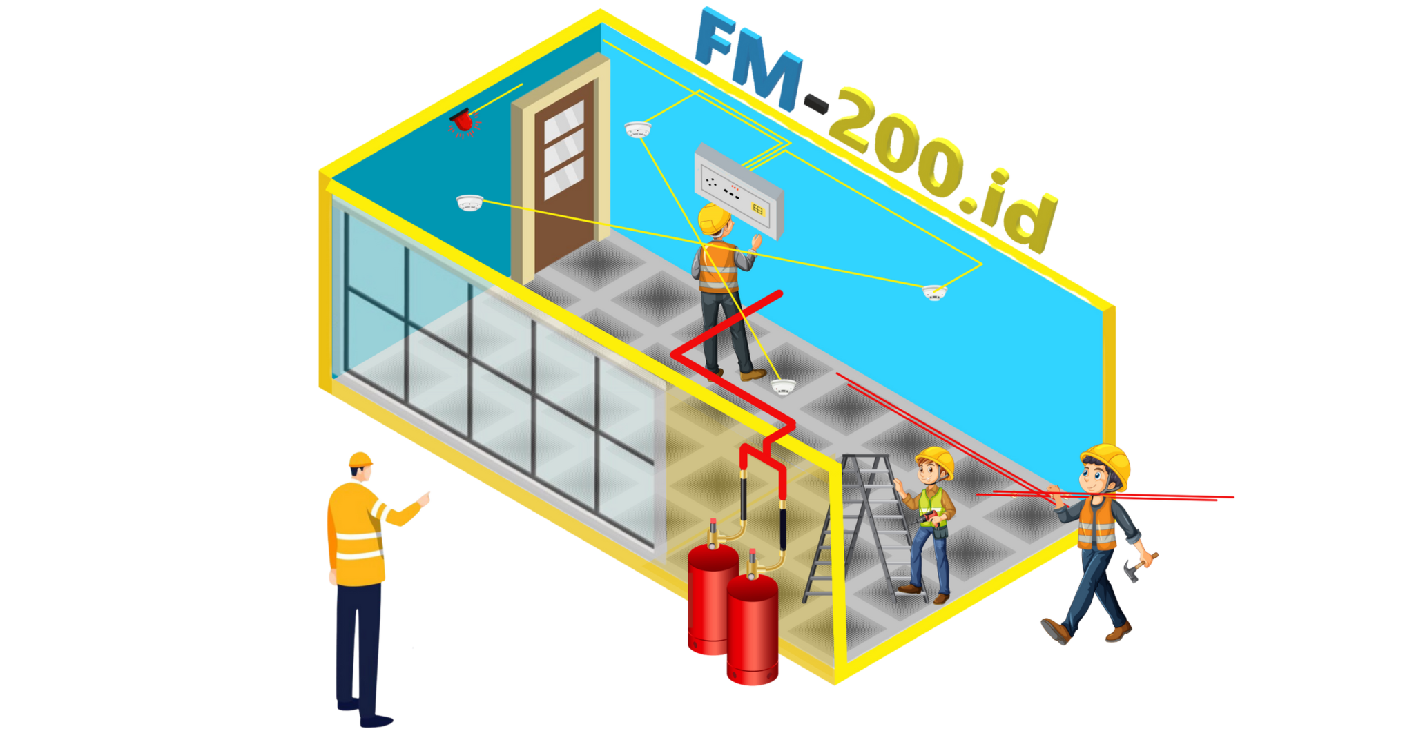 Pemasangan Instalasi FM-200 - FM-200.id